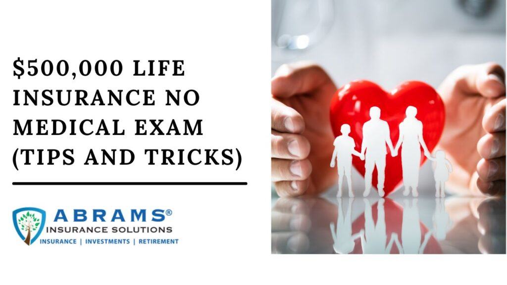 $1,000,000 no medical exam life insurance